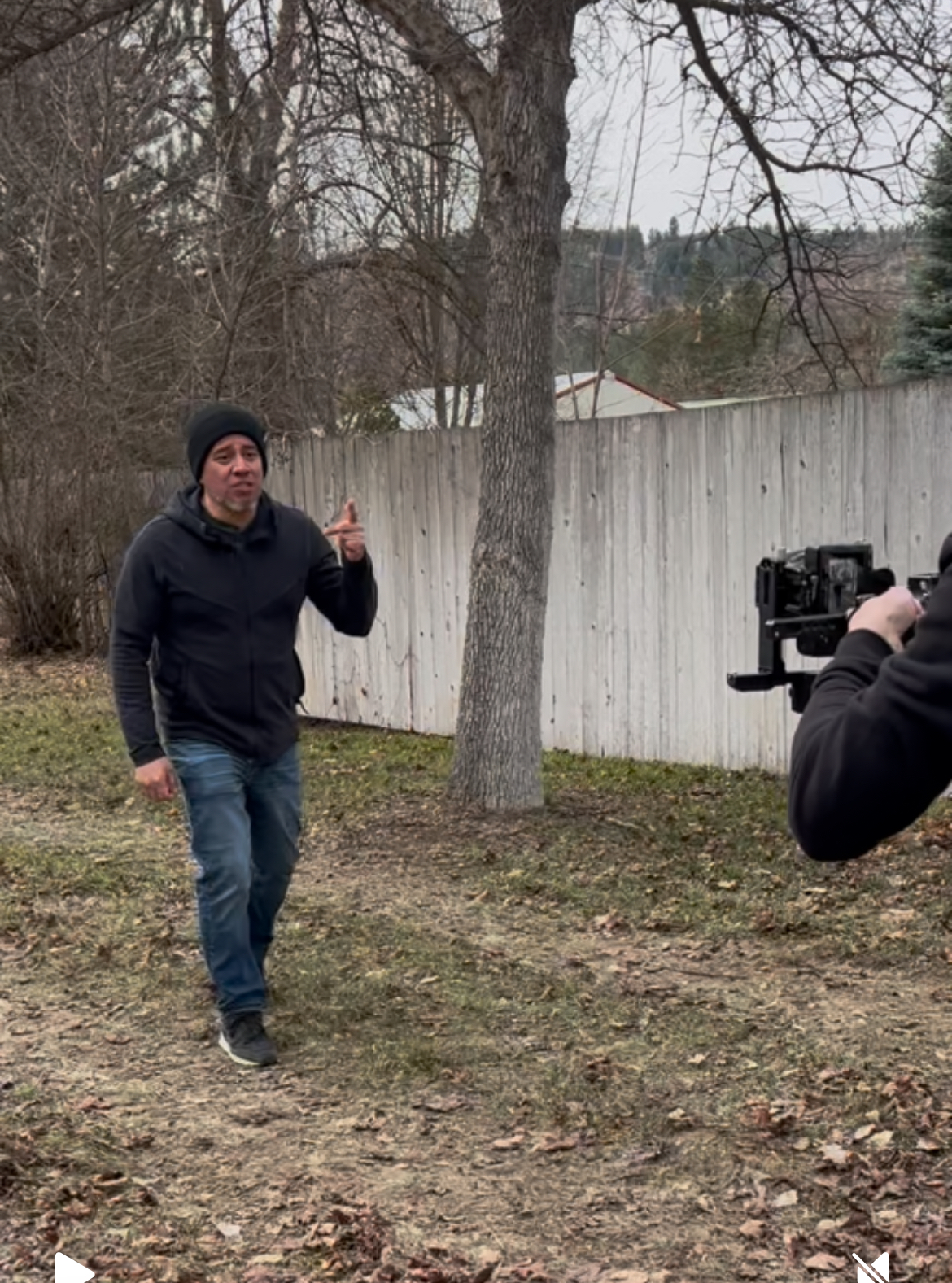 Never a dull moment on media day!