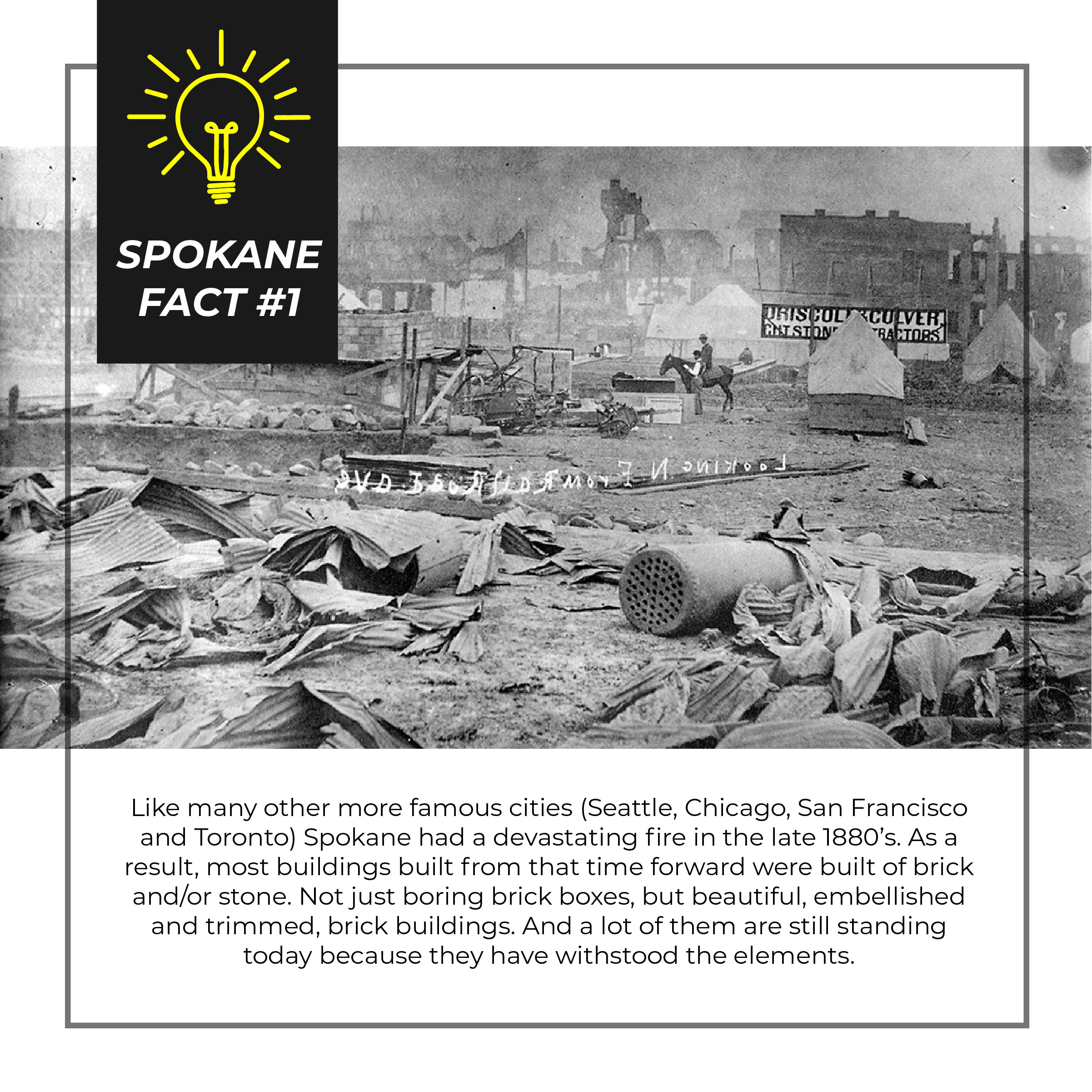 The Great Fire of Spokane in 1889