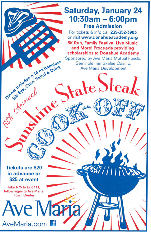 5th Annual "Sunshine State Steak Cook-Off" Getting Set