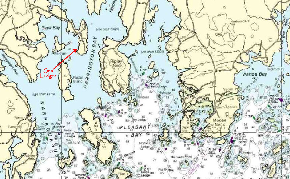 Sea Ledges, Milbridge Maine