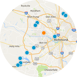 Zip Code Map Chesterfield Va - Map