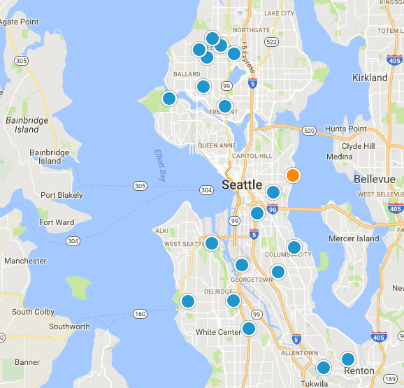 Shoreline Seattle Neighborhood Map
