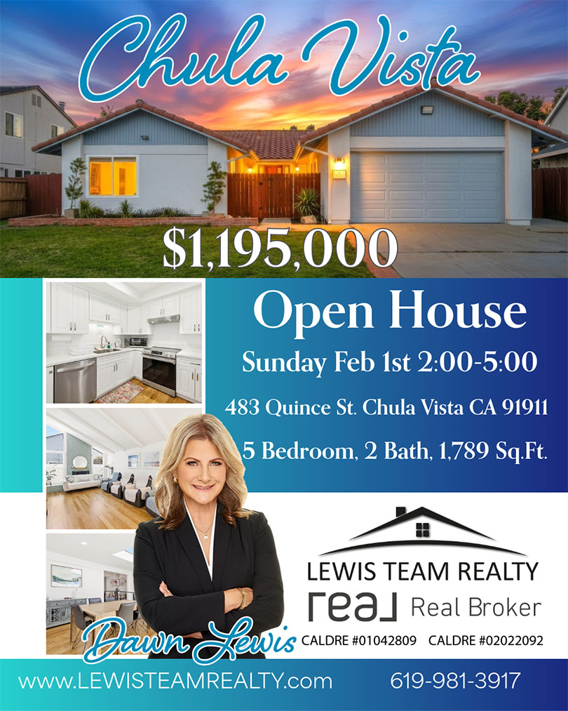 Chula Vista 5 Bedroom Home for Sale