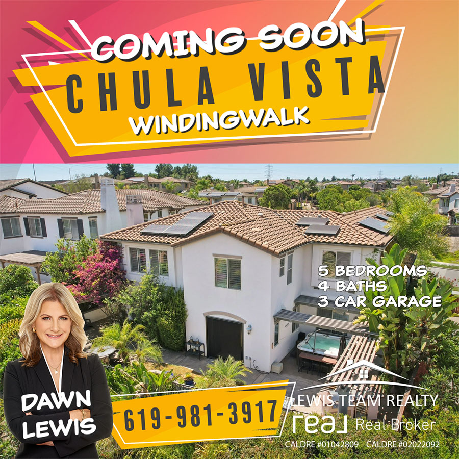 Coming Soon Chula Vista Windingwalk Home for Sale