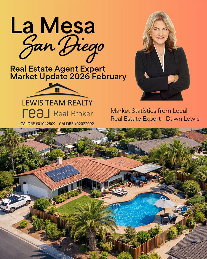 La Mesa Real Estate Agent Expert Market Update 2026 February