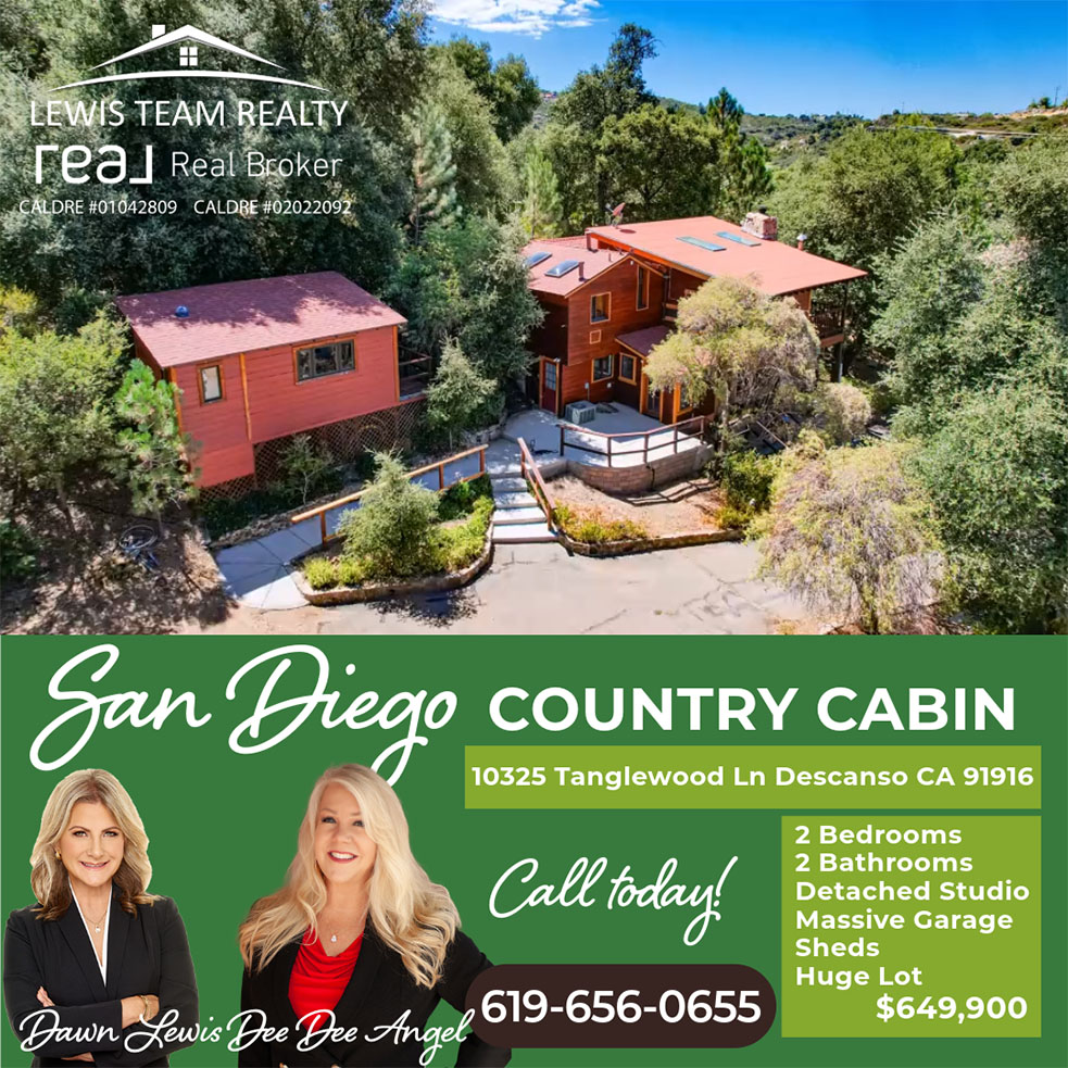 San Diego Cabin for Sale