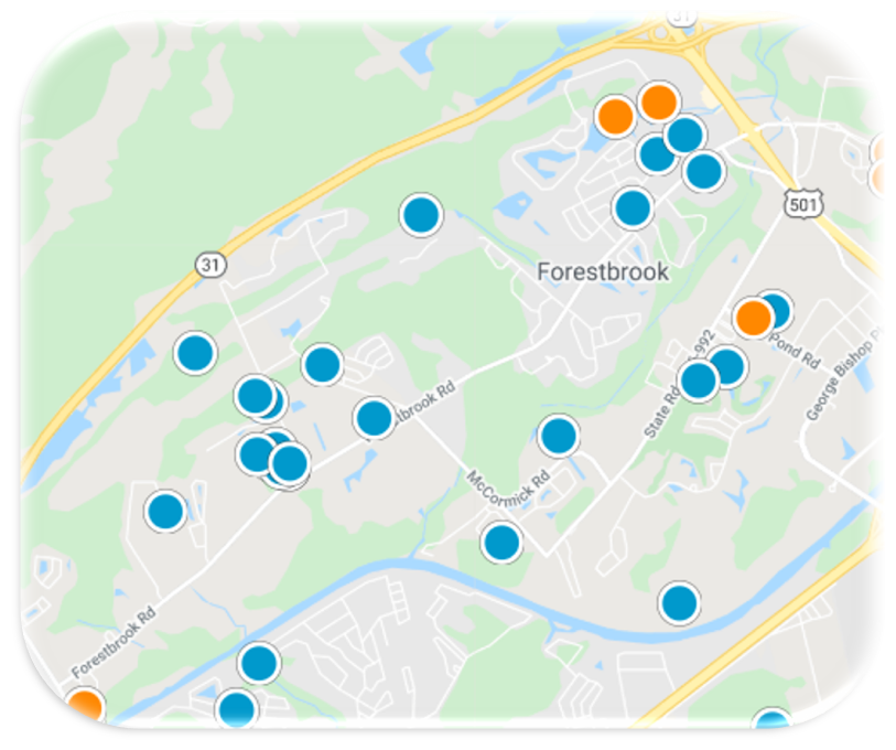 Homes for Sale in Forestbrook