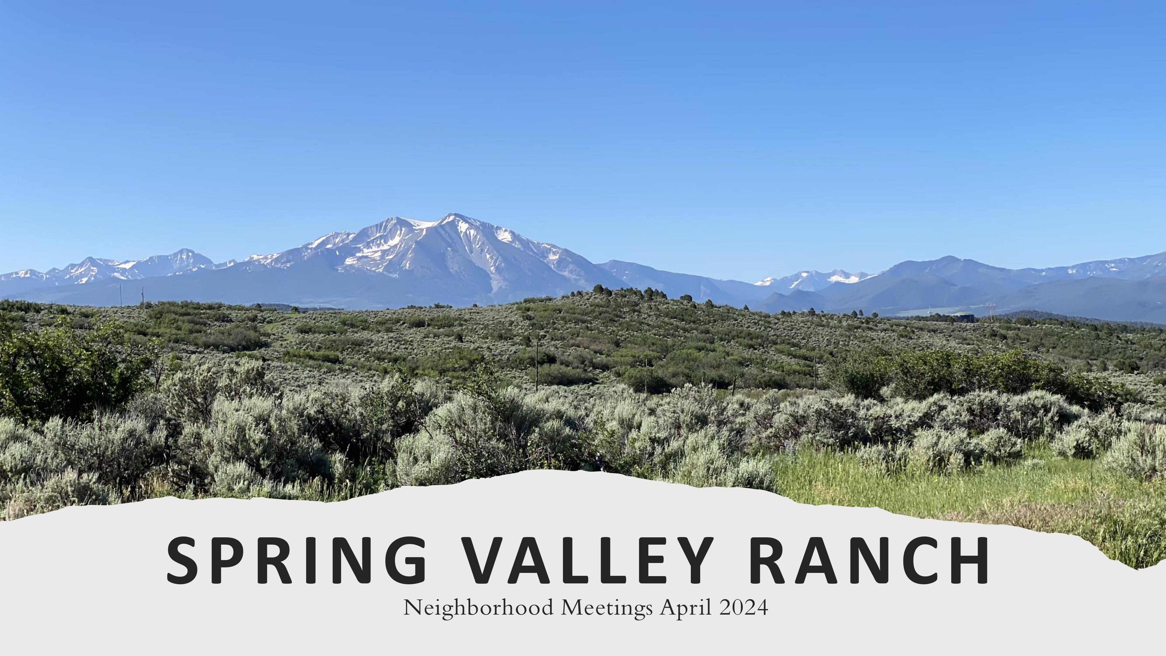 Spring Valley Ranch Development: Glenwood Springs