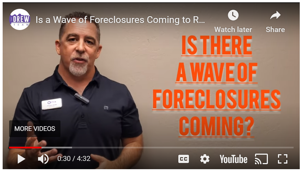 Home Owners Have Tremendous Equity and Foreclosures are at all time lows