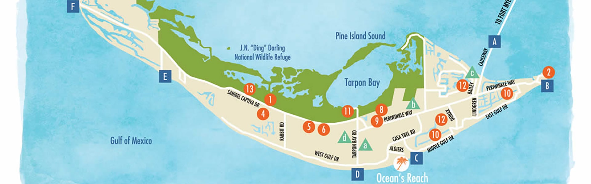 Florida Sanibel Island Map Sanibel/Captiva Tide Chart | Coastal Angler