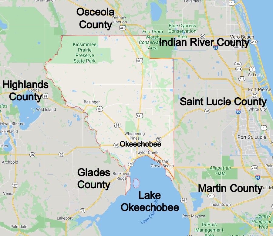 Okeechobee Zip Code Map Dorine Jessamine Okeechobee Zip Code Map Dorine Jessamine