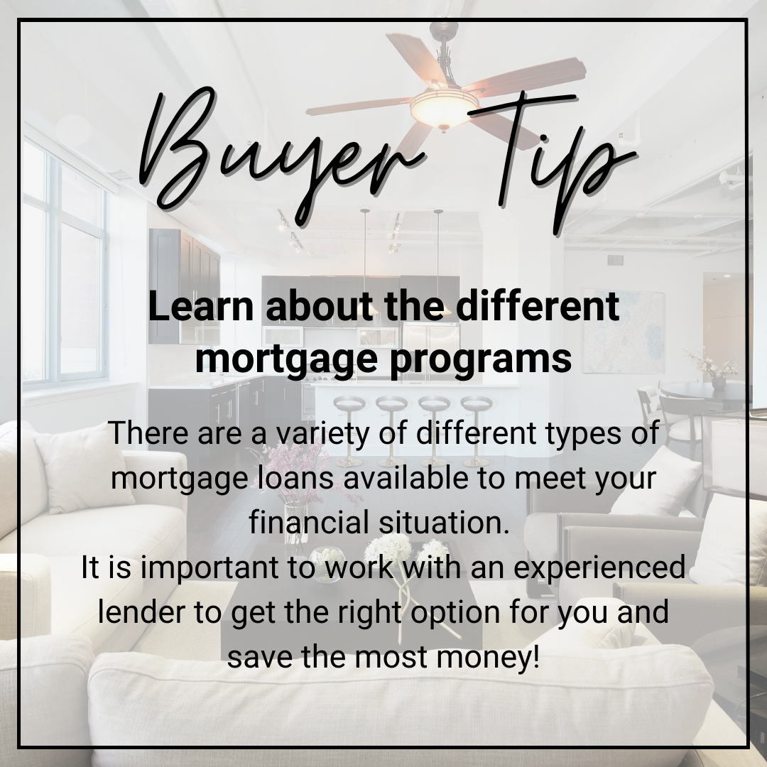 Learn Different Mortgage Programs