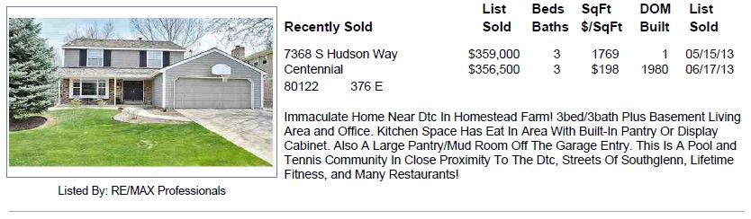 2013 Homestead Farm Sold Homes