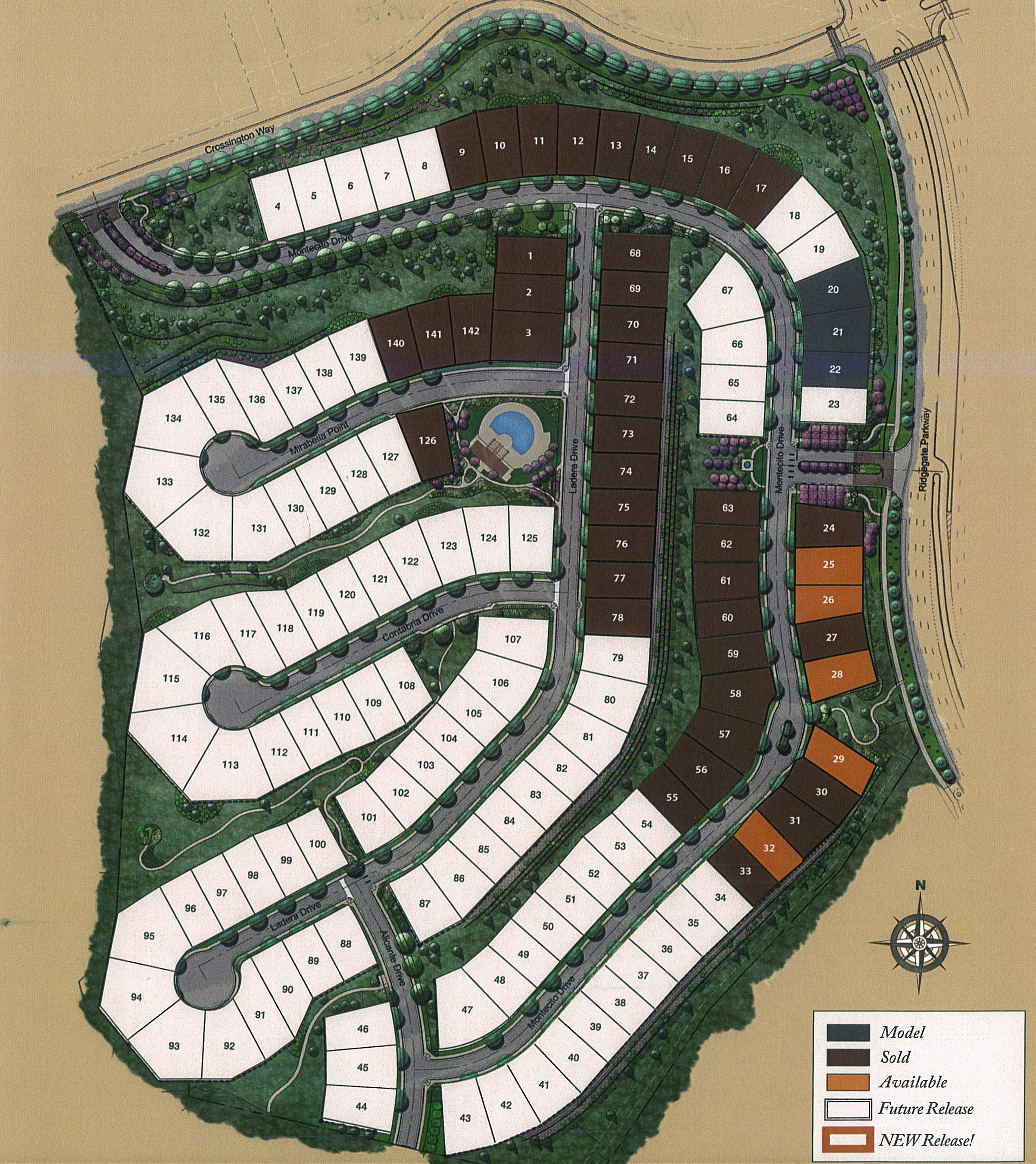 Montecito Neighborhood Map