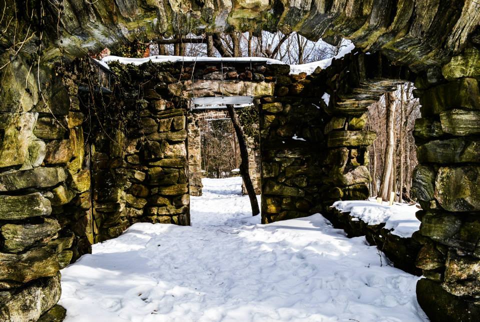 The Parsons Estate Ruins at the Rye Nature Center