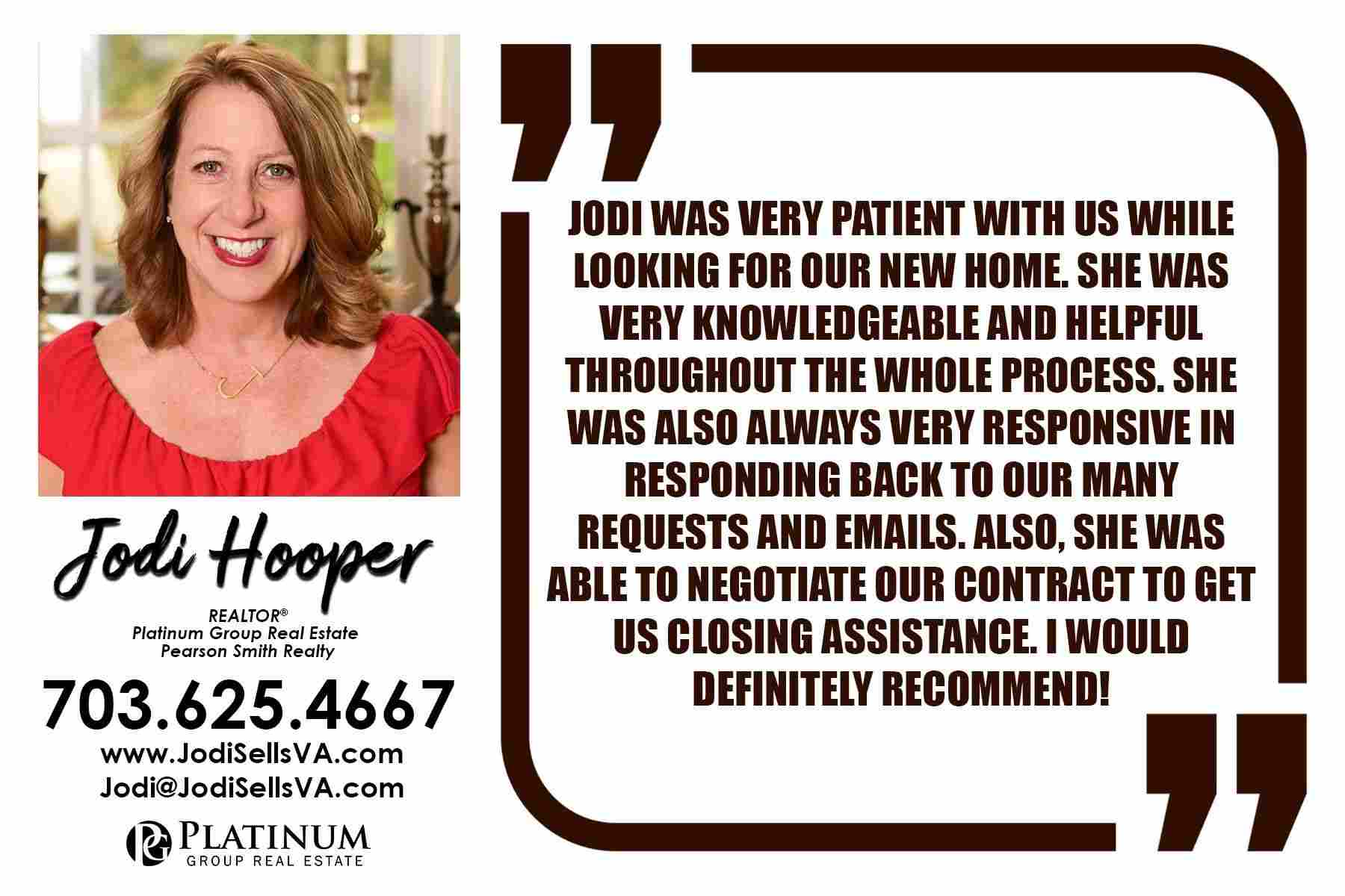 Jodi Hooper - Review 5 | Go Platinum Group