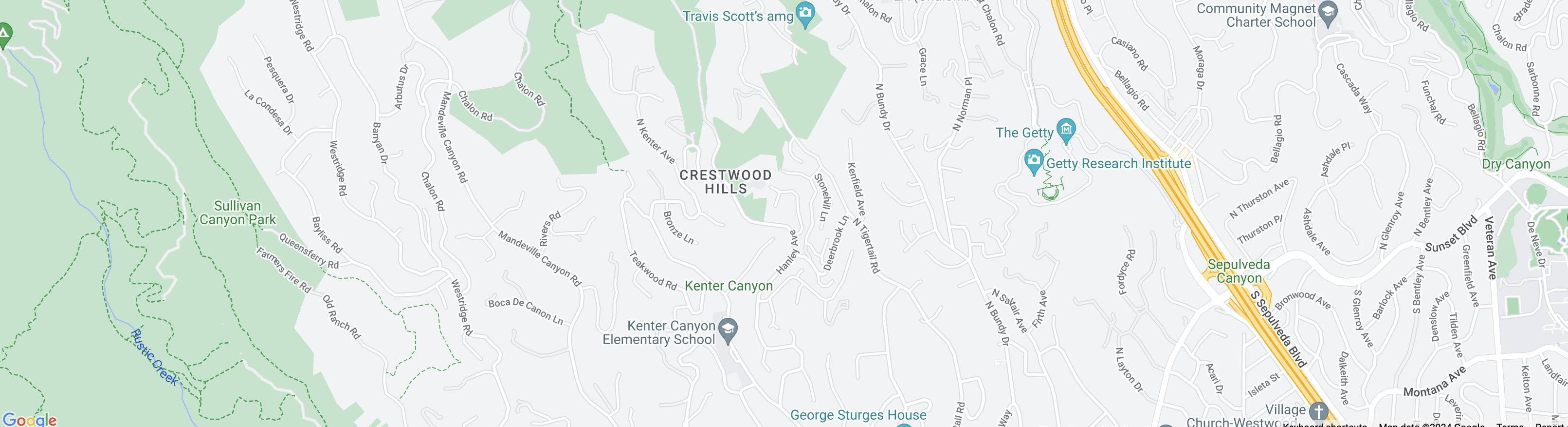 Homes For Sale Near Sullivan Canyon - Brentwood, CA