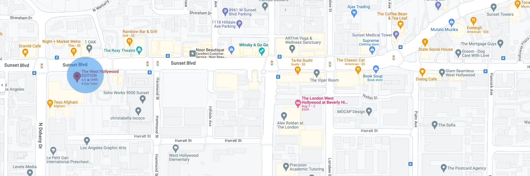 Luxury Living: WEHO Edition Condos For Sale - 9040 Sunset