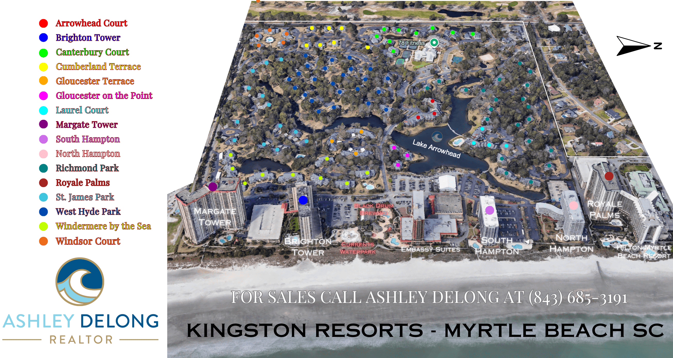 Kingston Plantation Map