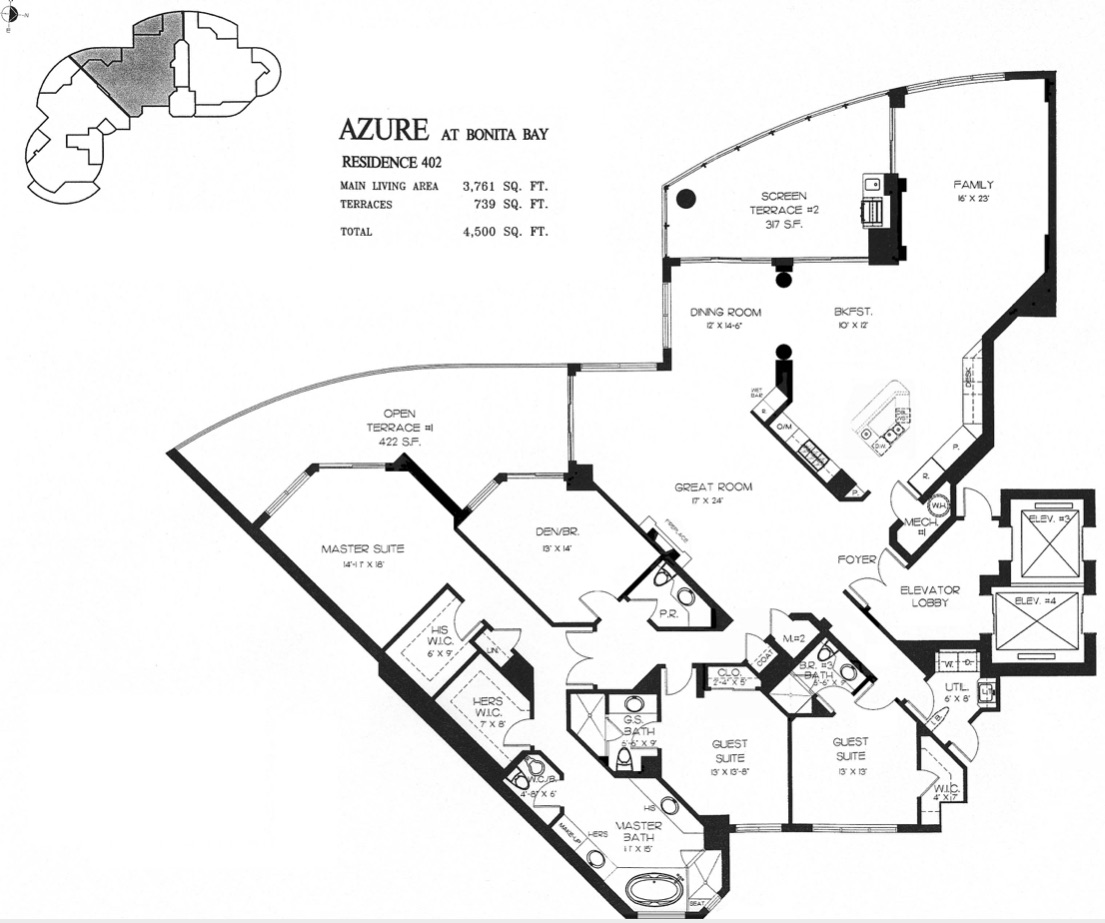 Azure At Bonita Bay - Floor Plans