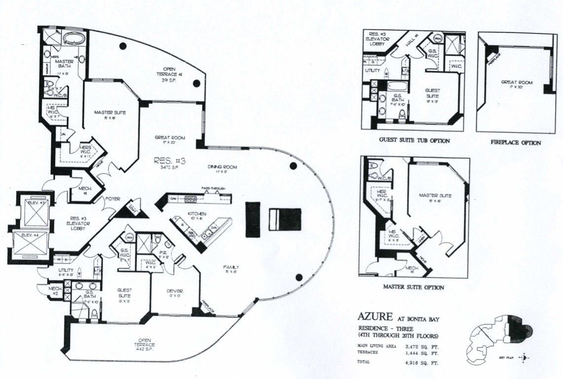 Azure At Bonita Bay - Floor Plans