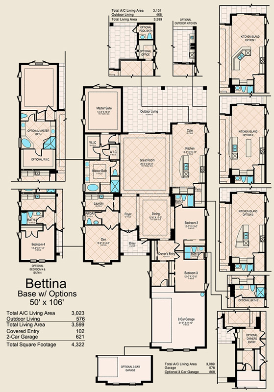 Cabreo At Mediterra, Floor Plans & Site Map