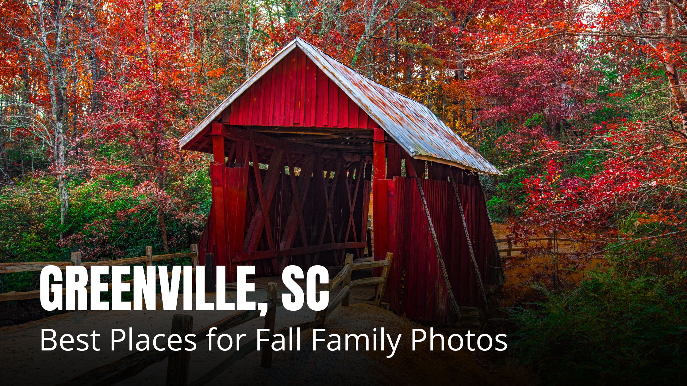 Top Greenville Locations for Gorgeous Fall Family Photos