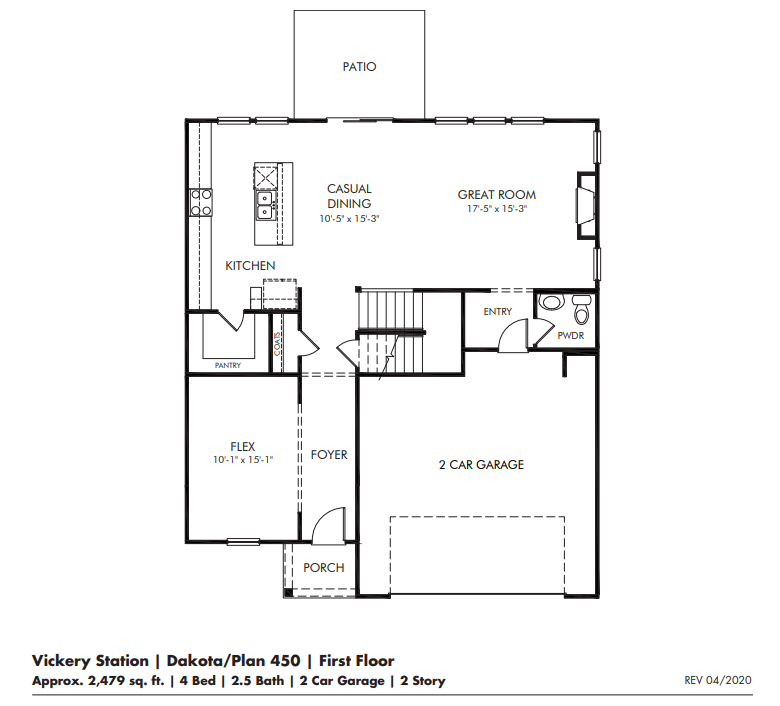Greenville SC New Construction Homes for Sale - Dakota Floorplan by ...
