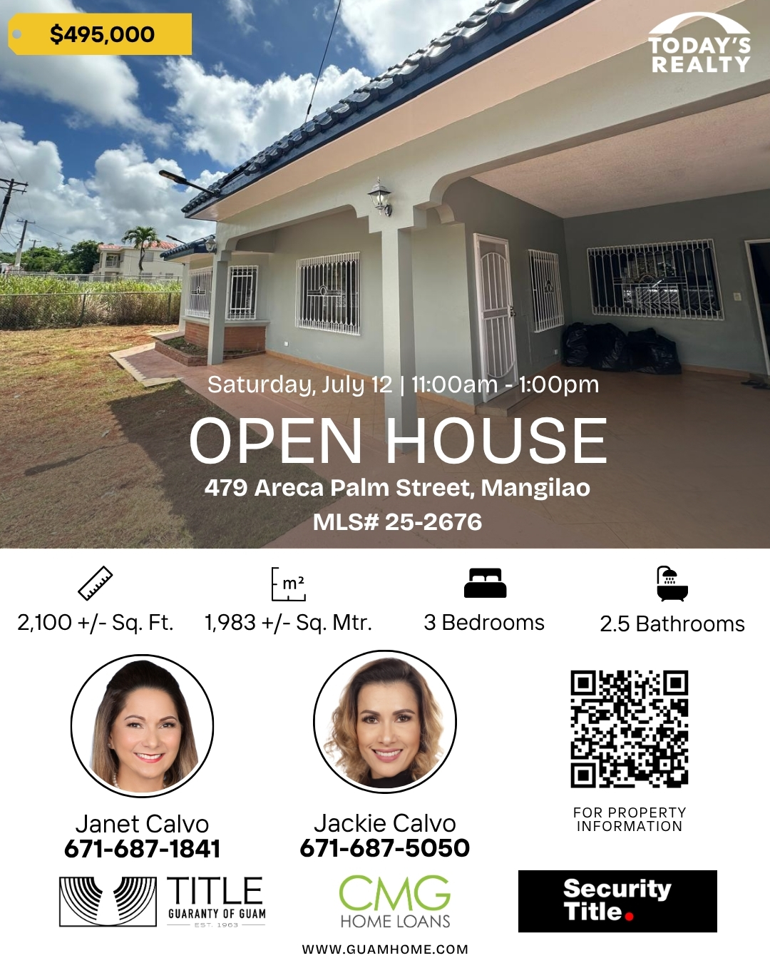 Guam Open Houses