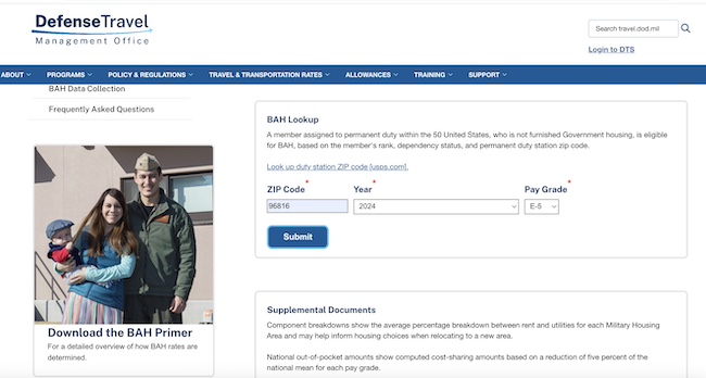 VA Loans in Hawaii and 2024 BAH Rates for Active Duty Military