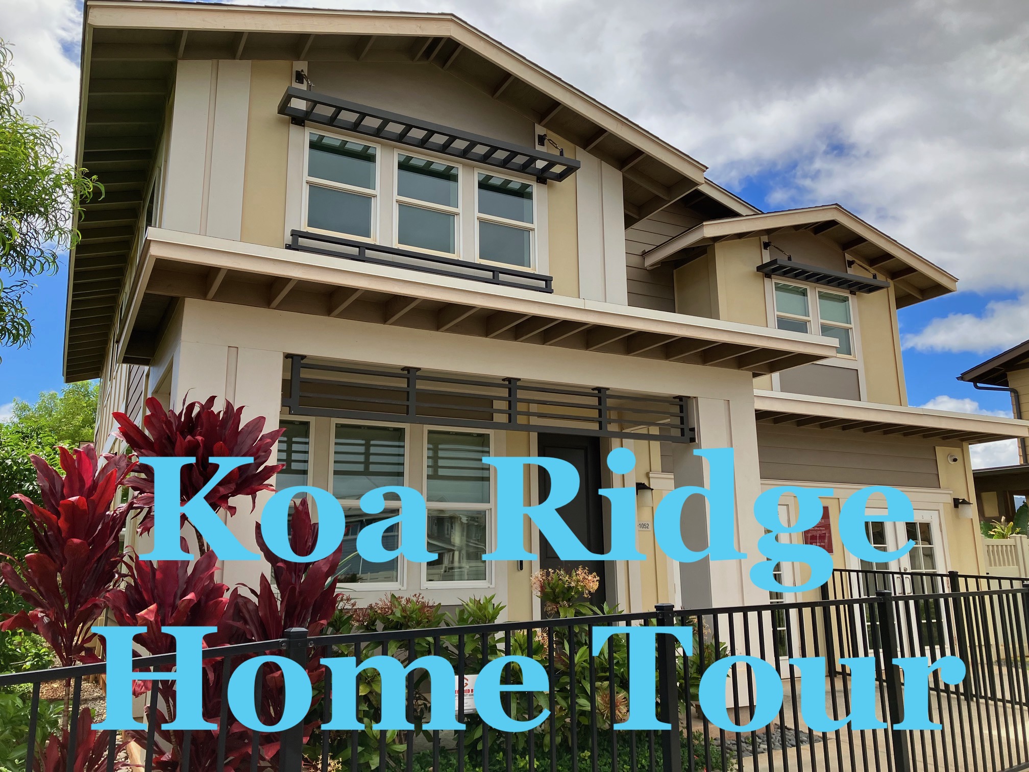 Walk Through Tour of a Model Home by Castle and Cooke at Koa Ridge