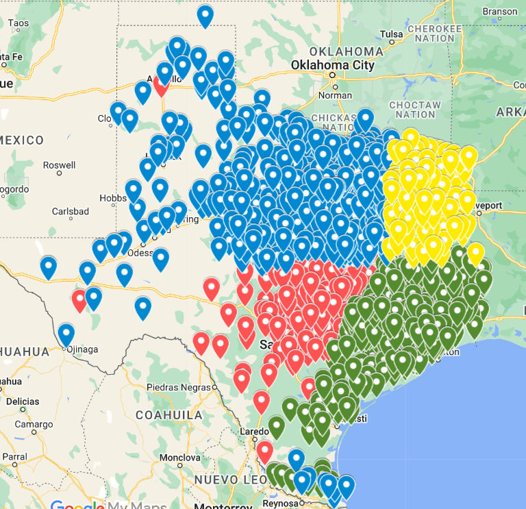 Unveiling Texas: Your Interactive Map to Dream Homes Across the Lone ...
