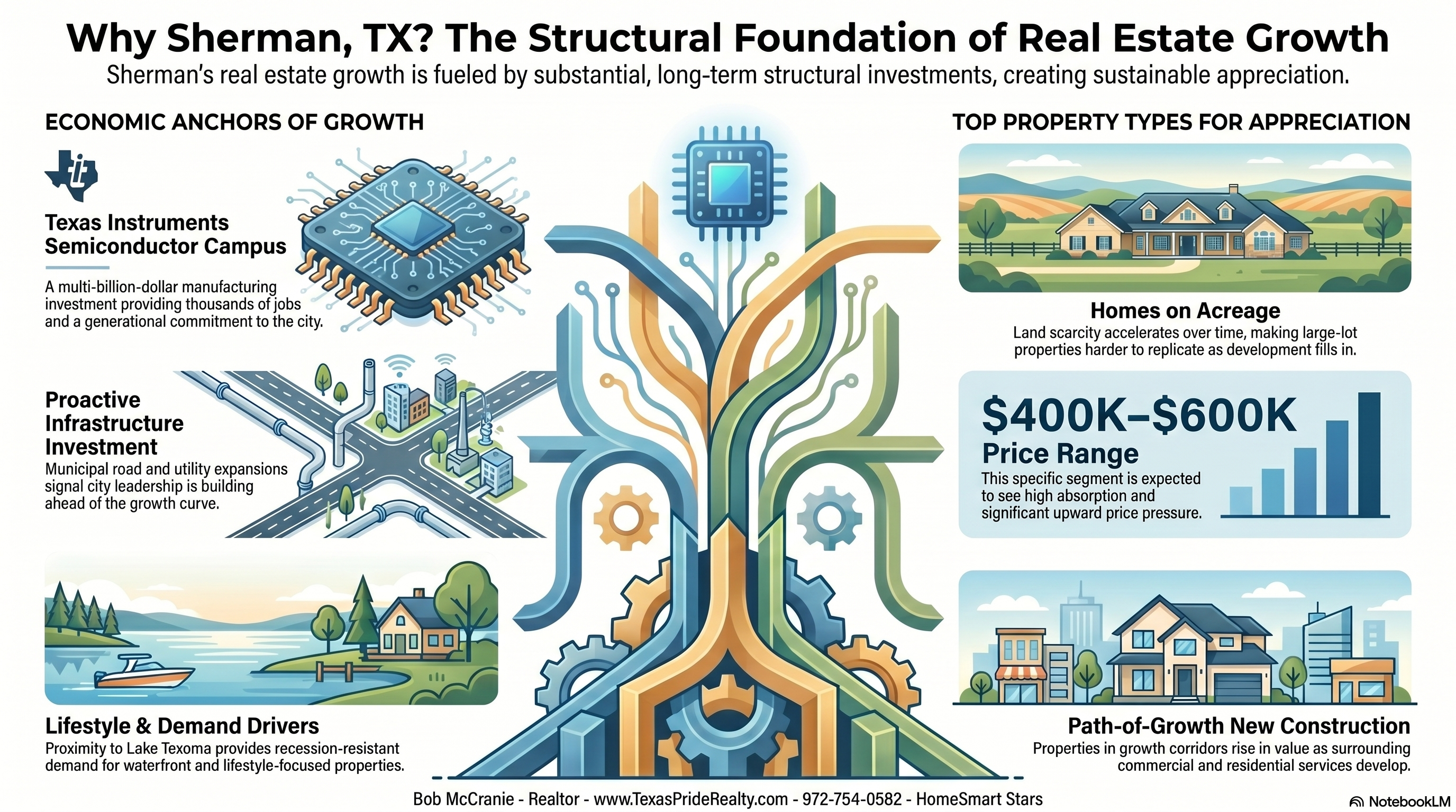 Will Sherman TX's Rapid Growth Increase Home Values Long Term?