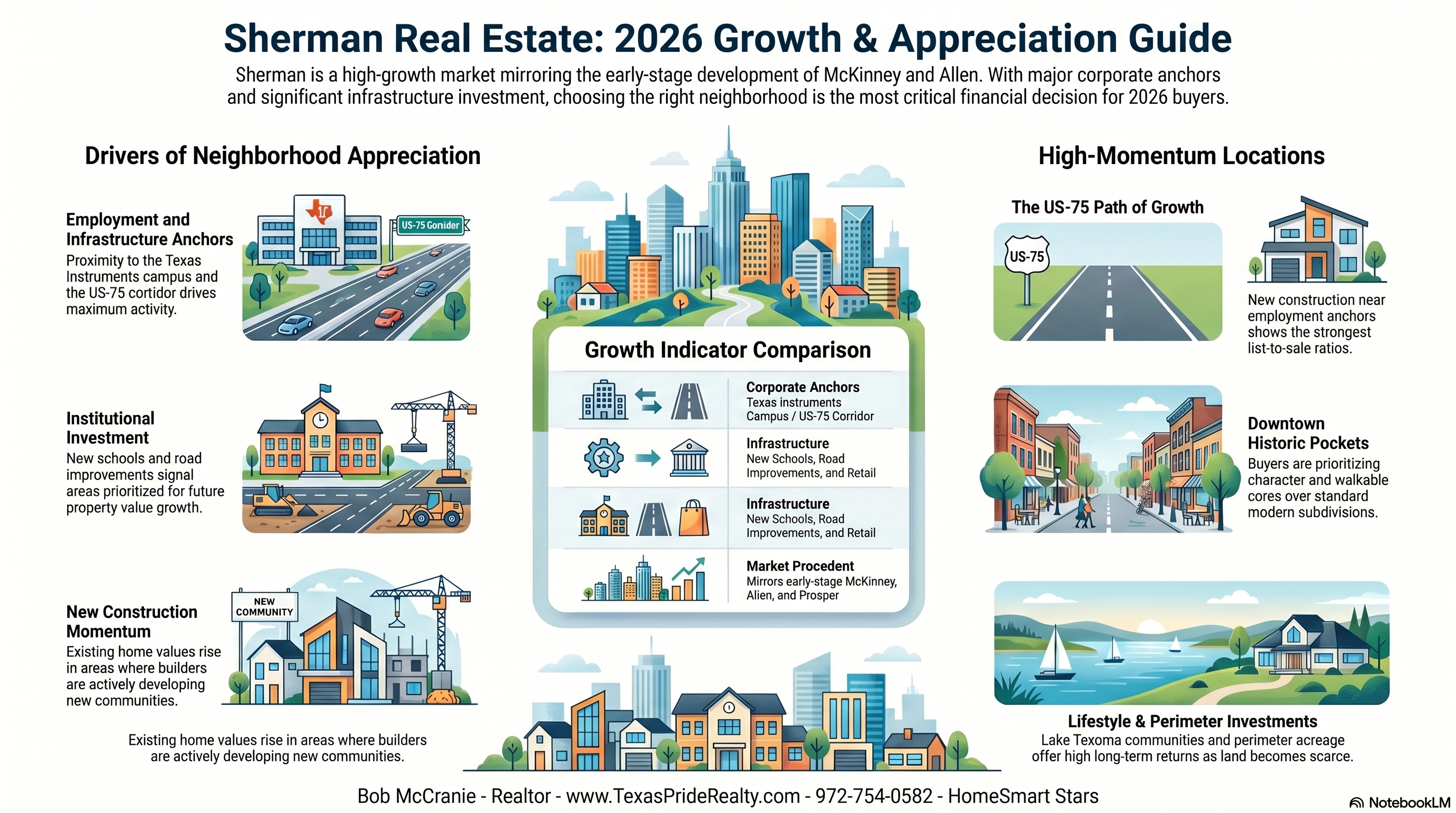 Which Sherman TX Neighborhoods Are Expected to Appreciate the Fastest?