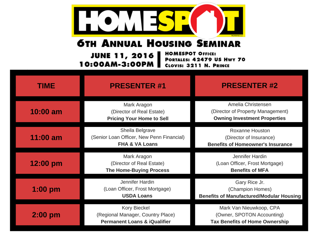 6th Annual Housing Seminar