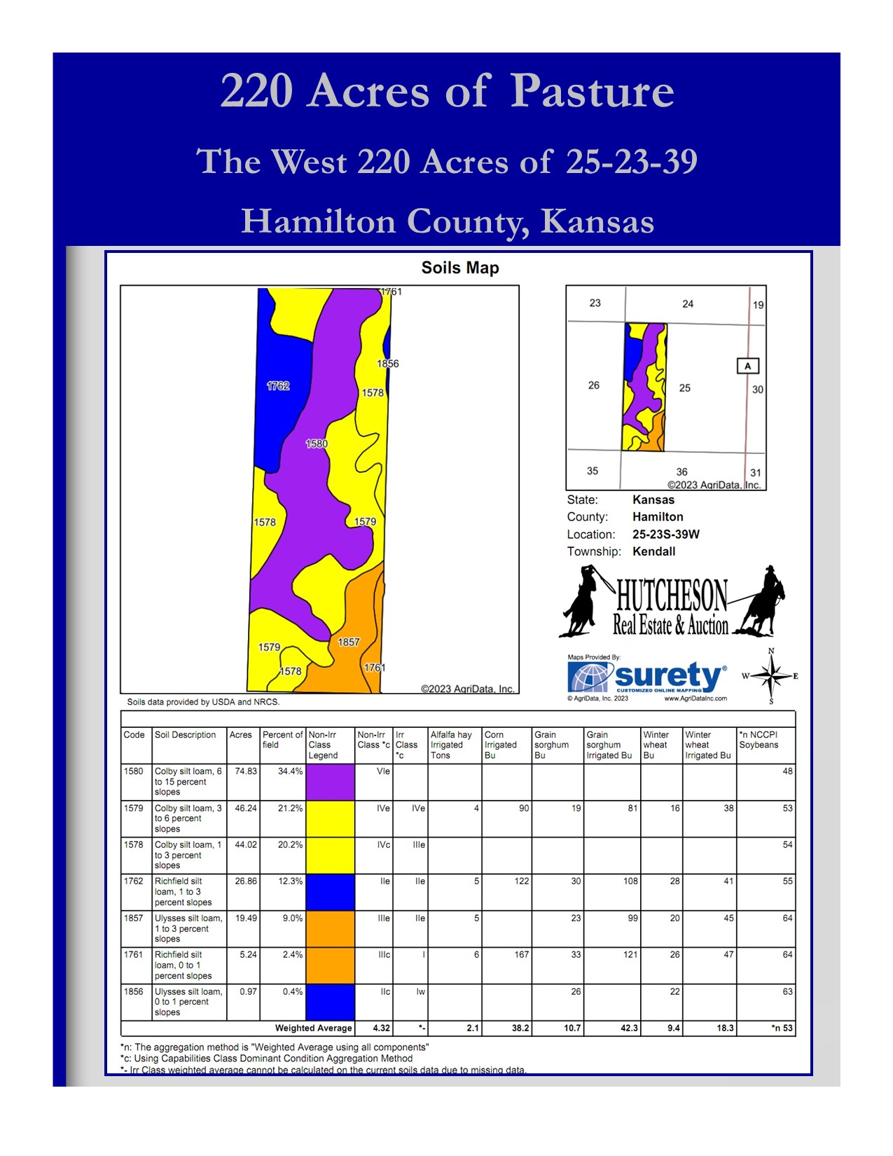 West 220 Acres of 25-23-39