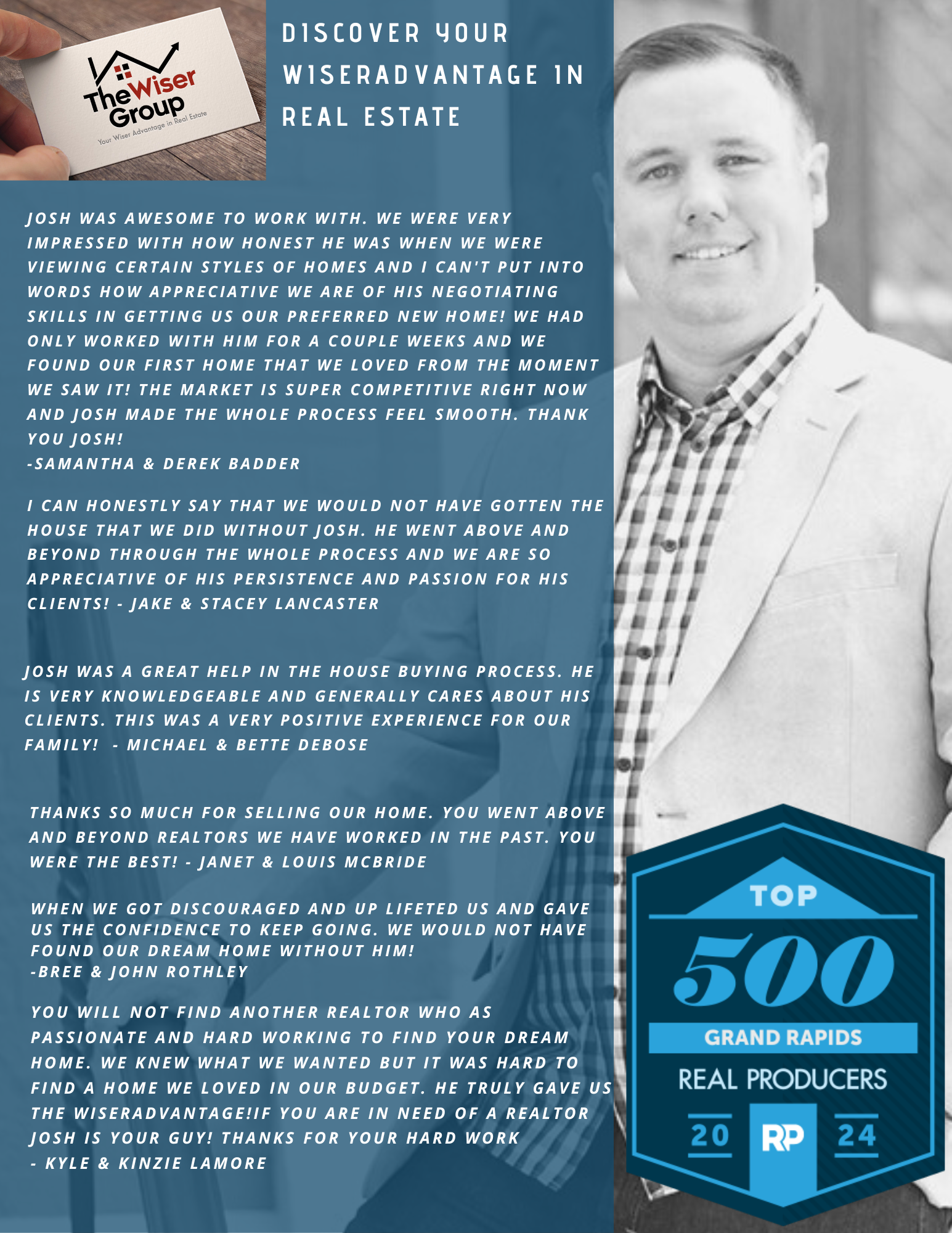 Josh Wiser - REALTOR® & Team Leader