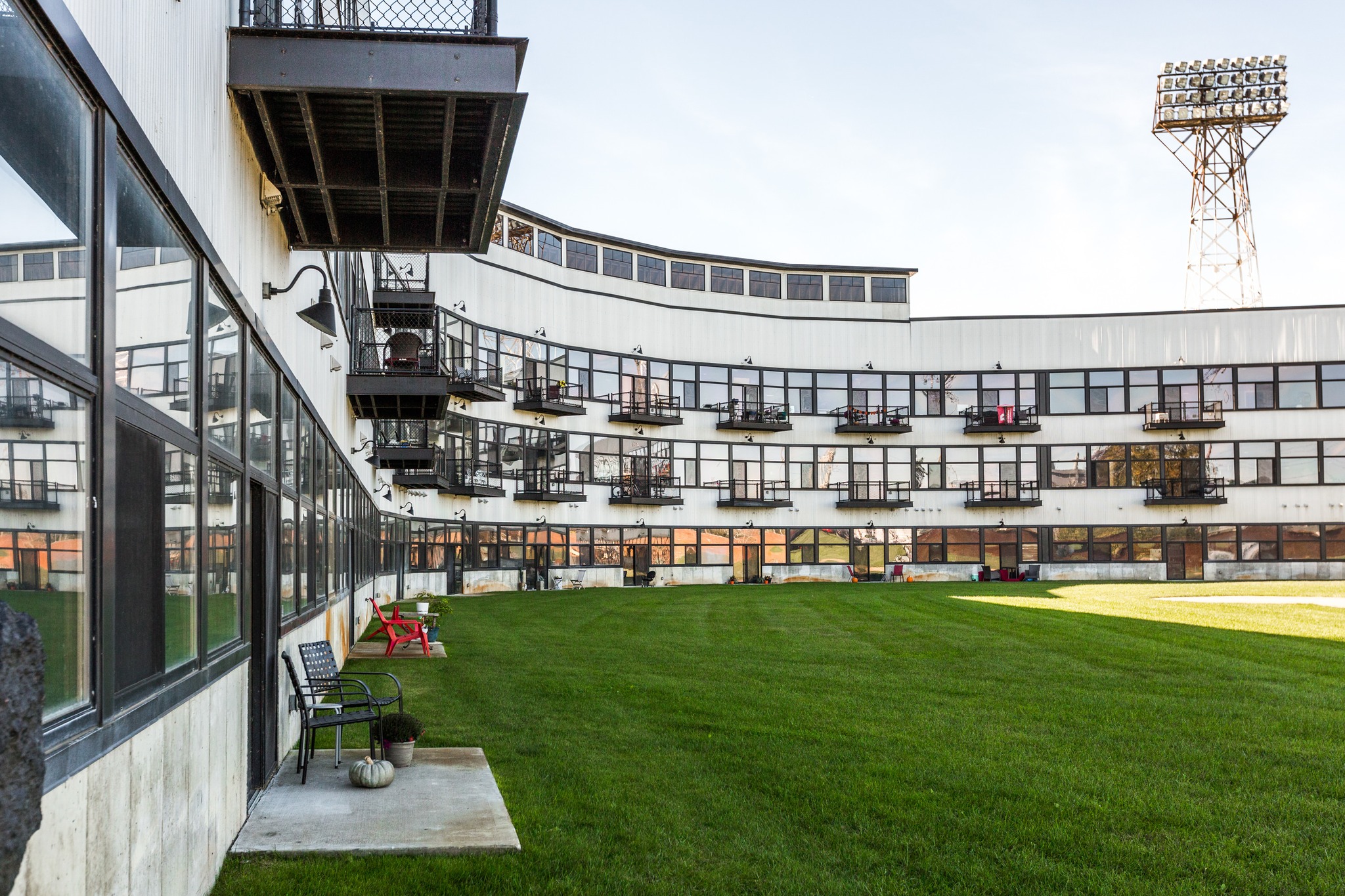 Baseball Stadium Converted to Apartments
