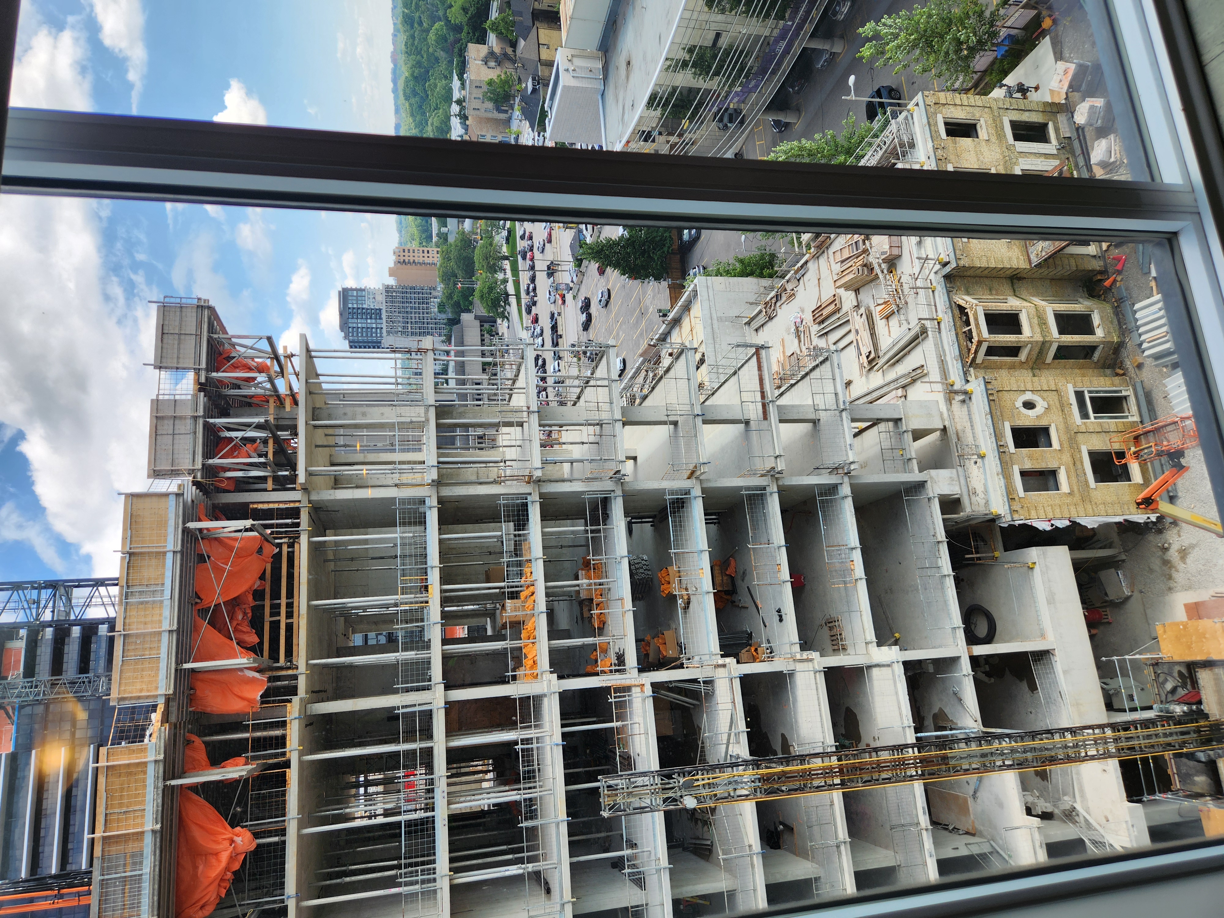 Construction Progress at the Centro buildings