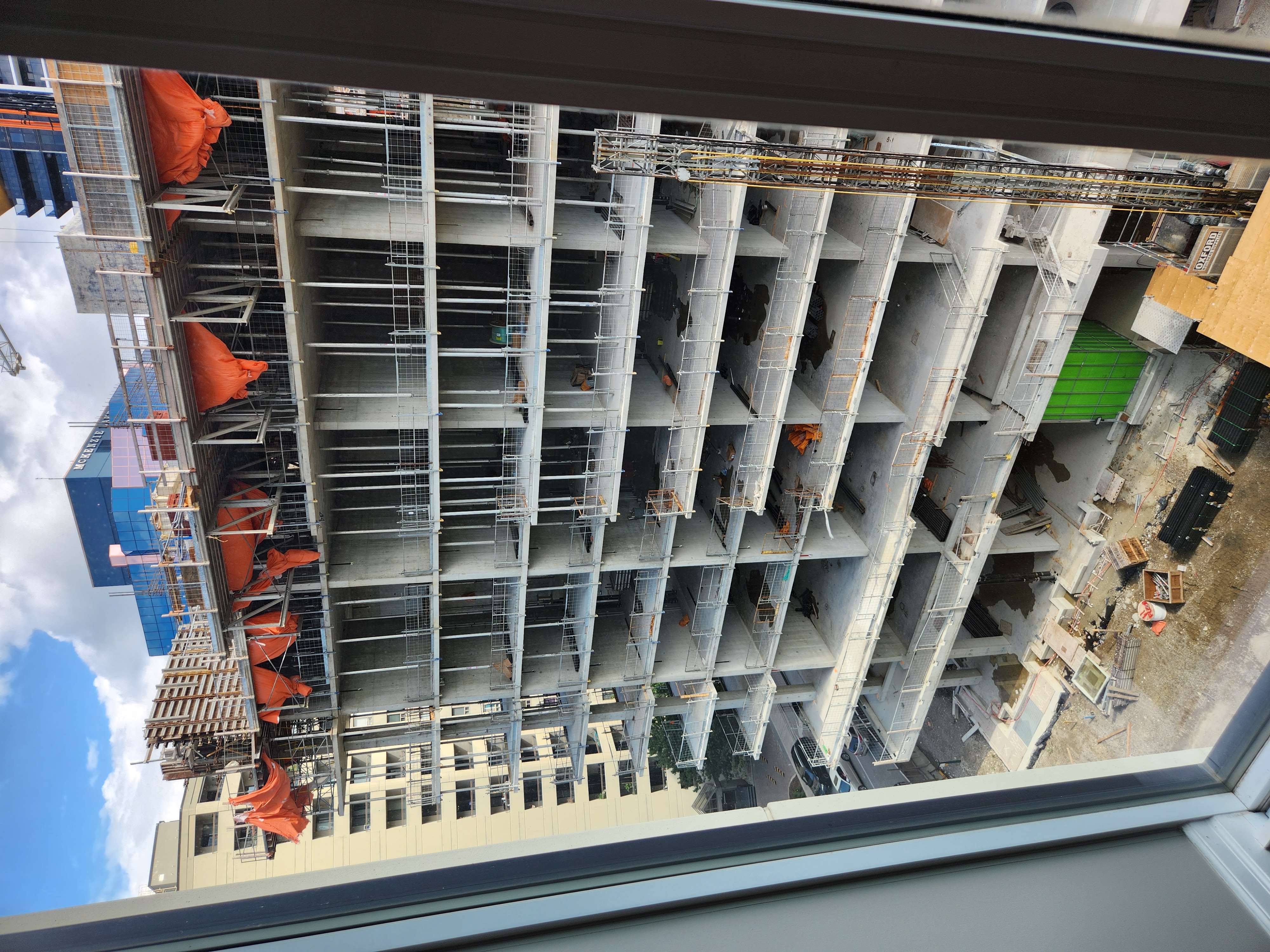 Construction Progress at the Centro buildings