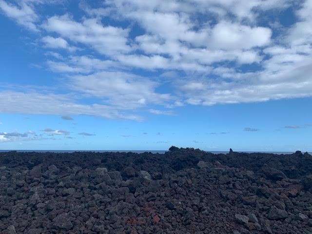 New Road Over Recent Big Island Lava Flow Near Red Road Kapoho Area