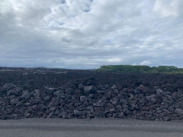 New Road Over Recent Big Island Lava Flow Near Red Road Kapoho Area