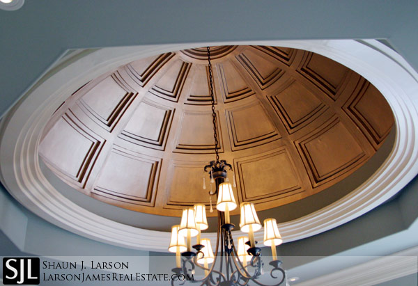 Luxury Home Foyer Dome with Iron Accents