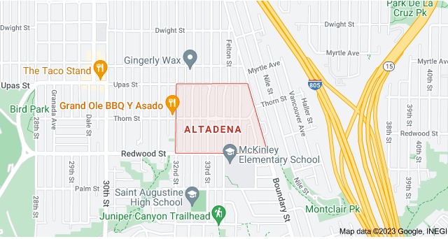 Altadena Homes in North Park, San Diego or Free Home Valuation
