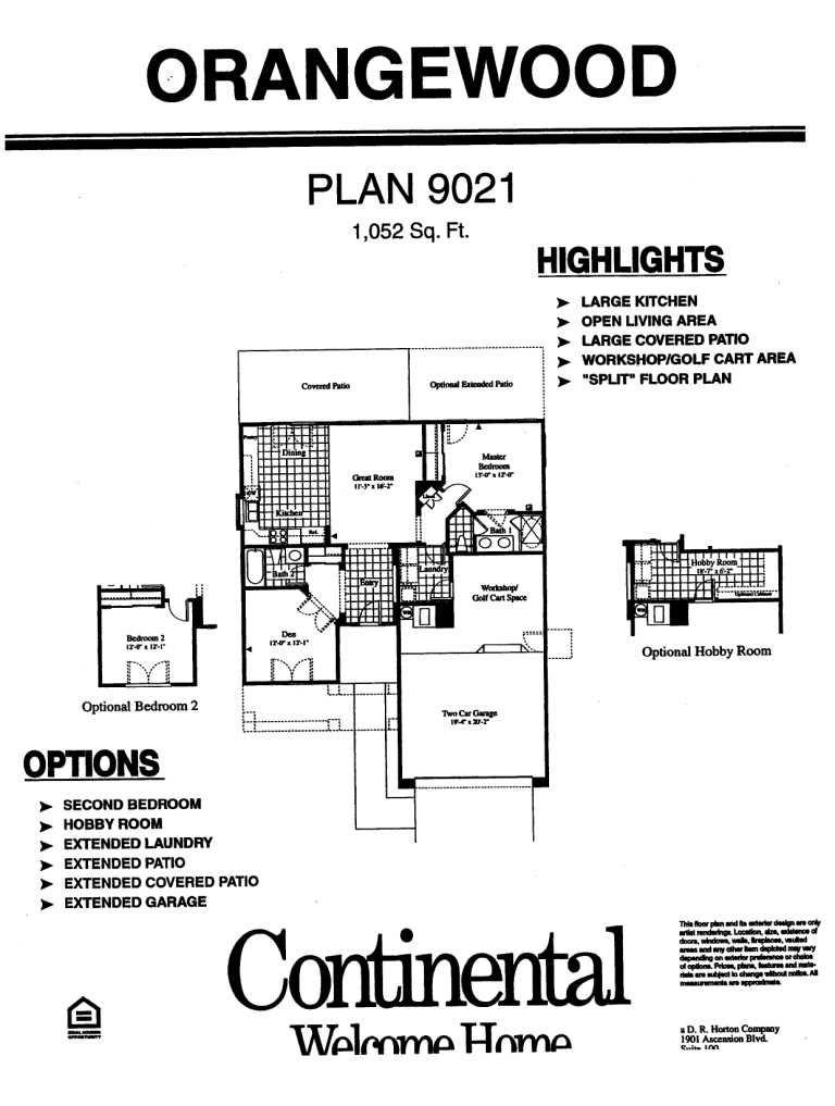 Orangewood Floor Plan | Orangewood Model | Arizona Traditions