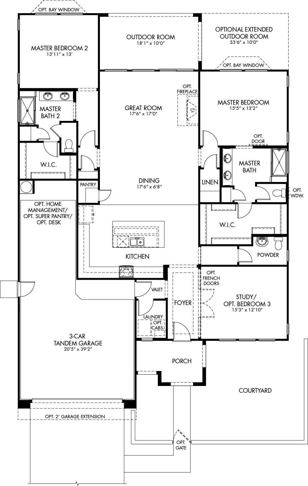 Legato Floor Plan - Ensemble Series - CantaMia Models
