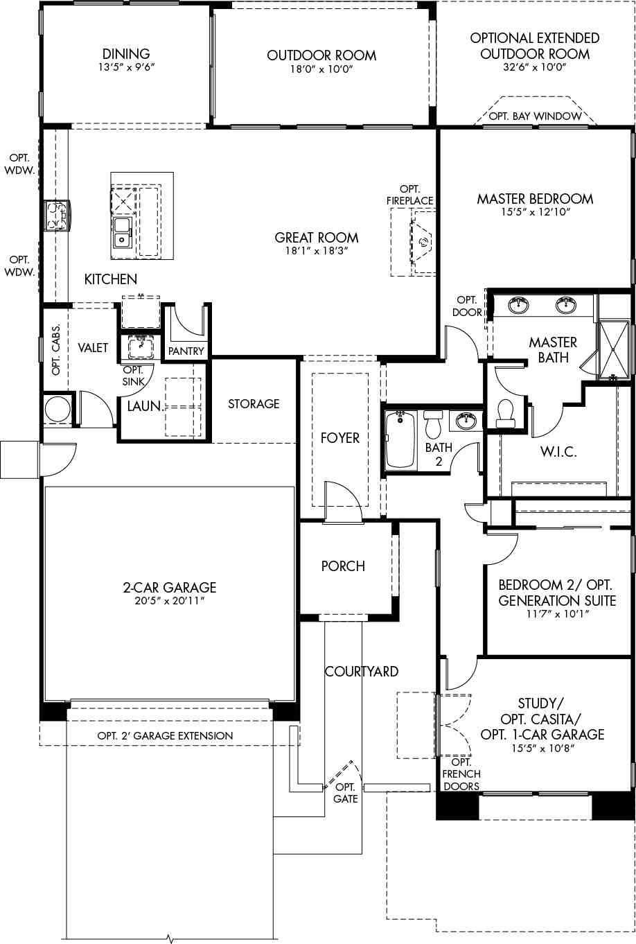 Rondo Floor Plan | Ensemble Series | CantaMia Models