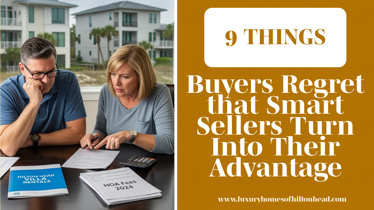 9 Villa Buyer Regrets | Seller Strategy Guide | Hilton Head Island