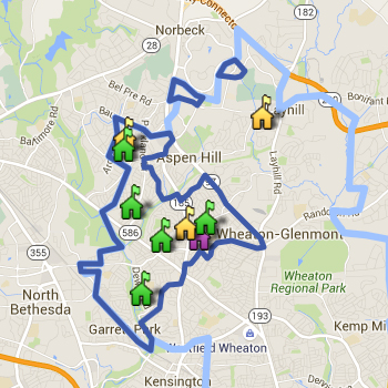 Wheaton High School Cluster Homes for Sale