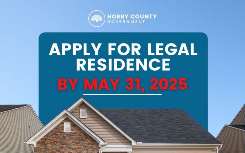 Legal Residence Application For Horry County